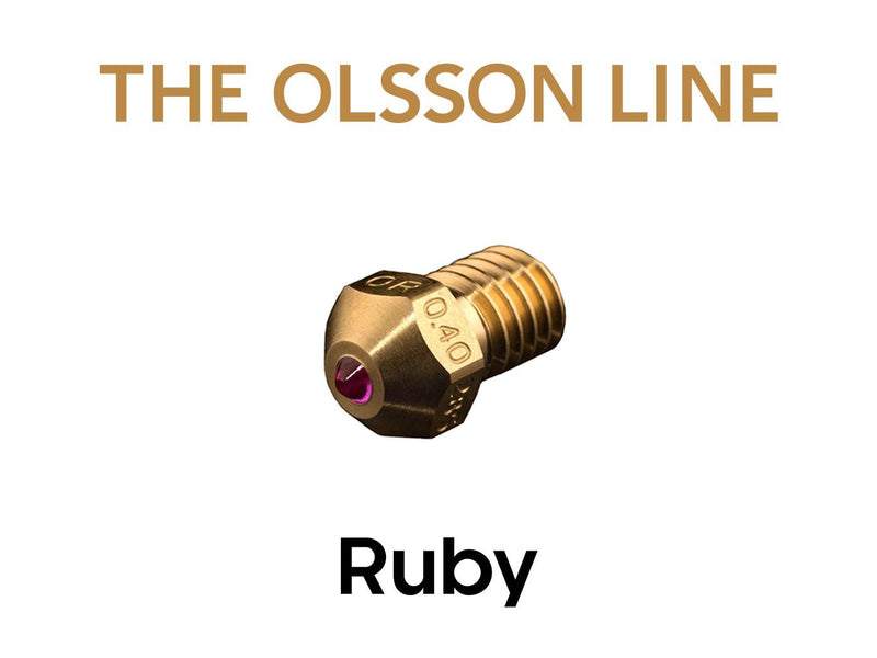 The Olsson Line Ruby 1.75mm Nozzle – Voxel Factory